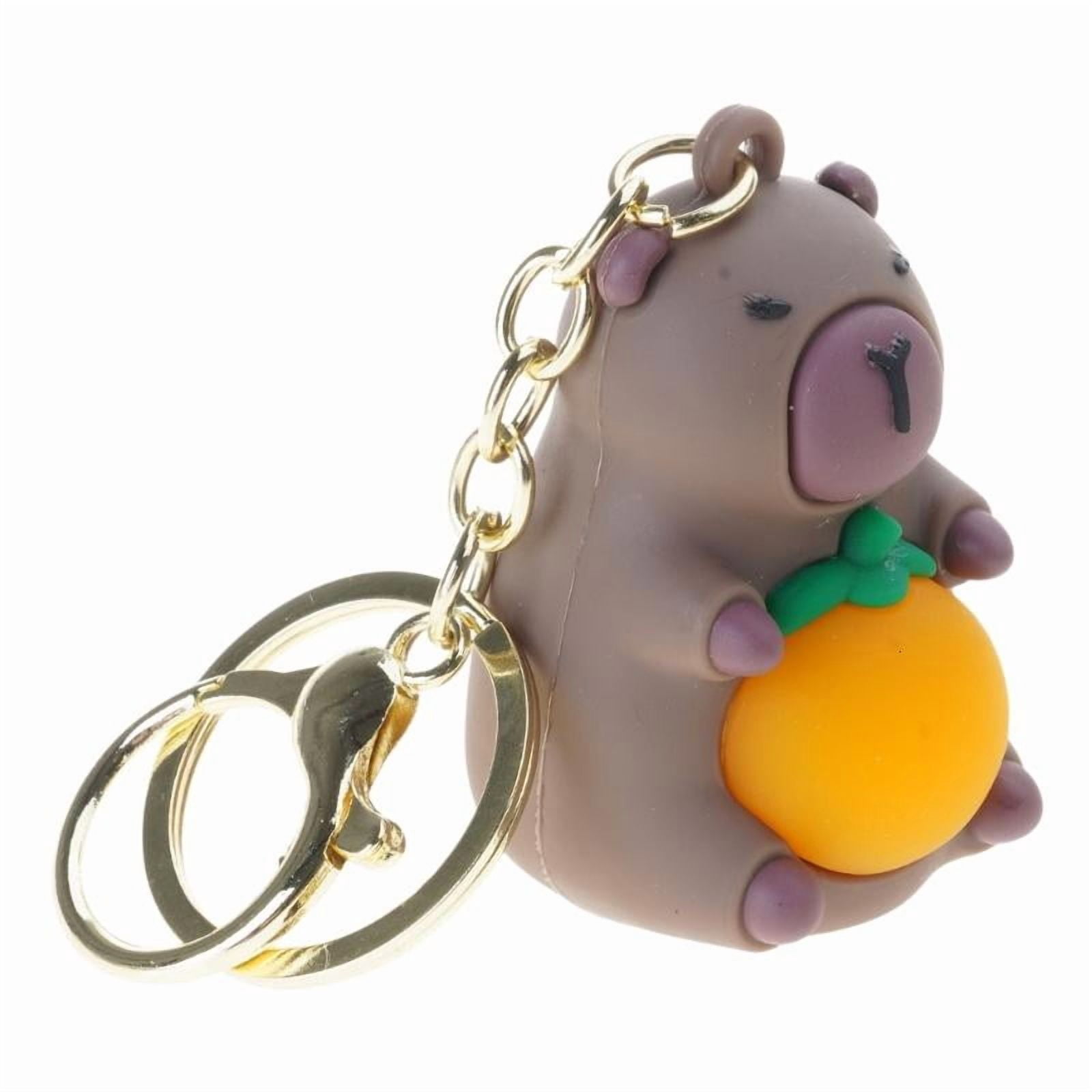 ANXPTIME Stylish Capybara Key Pendant with Gentle Glow Personalized Key ...