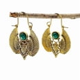 ANXPTIME Tribal Women's Gold/Silver Earrings with Sacred Scarab for ...