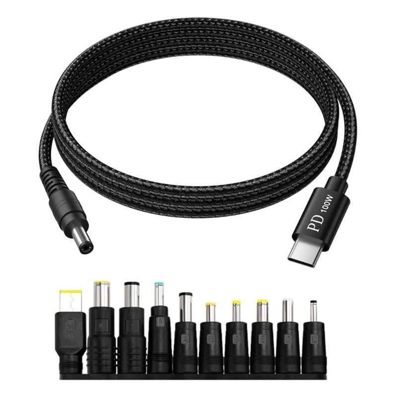 ANXPTIME USB to DC5521 5.5x2.1mm Converter Cable 200cm Includes 10 ...
