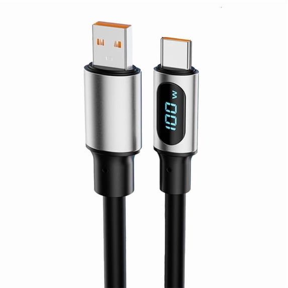ANXPTIME USB to Type C Charging Cable PD100W Data Wire with Real Time ...