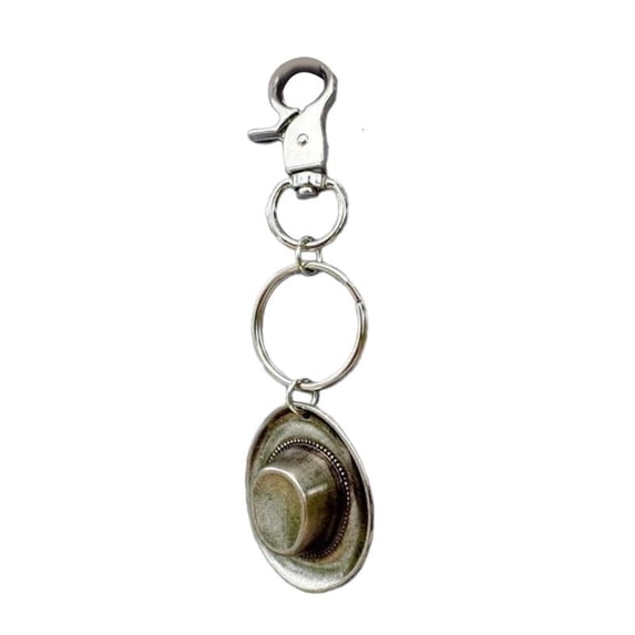 ANXPTIME Unique Cowboy Hat Keyring Stylish Keychain Accessory for ...