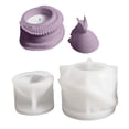 ANXPTIME Unique Flowerpot Mold Silicone Candlestick Molds for Hand ...