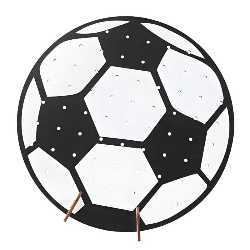 ANXPTIME Unique Sports Theme Lollipop Rack Handcrafted Wood Soccer Ball ...
