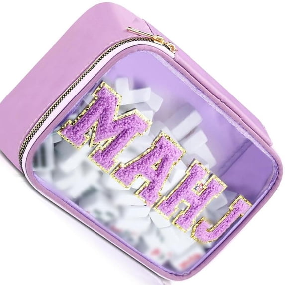 ANXPTIME Visible Fastened Toiletry Bag Featuring Letter Design For ...