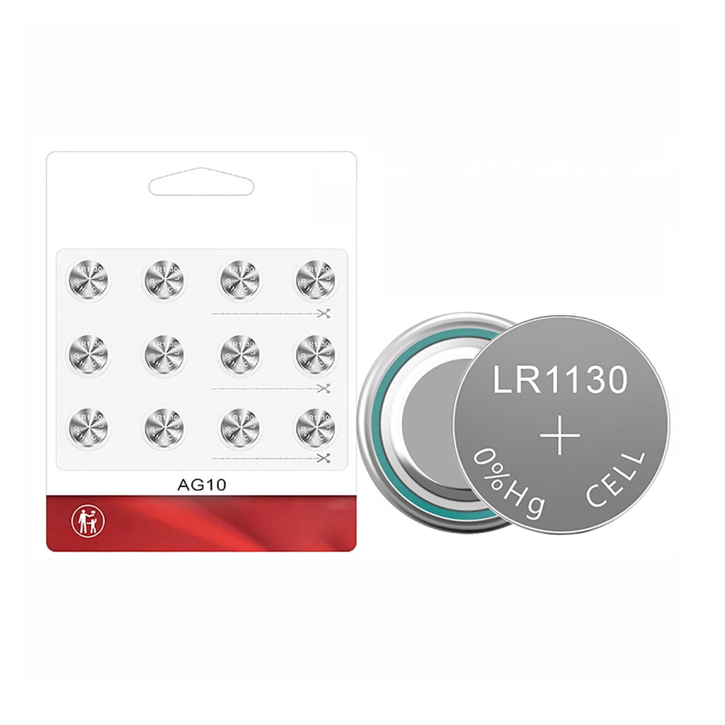 ANXPTME 12Pieces 1.5V LR1130/AG10/LR54/389A/189/SR1130 Lithium Button ...