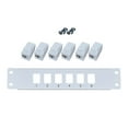 ANXPTME Patch Panel 6 Port CAT6 with Inline Keystone 10G Pass-Thru ...