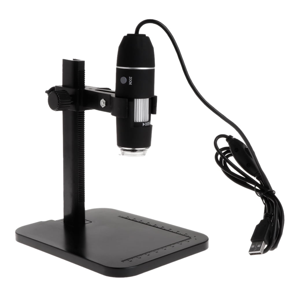 ANXPTME USB Digital Microscope for w/ Stand Microscope 8 LED for SMD ...