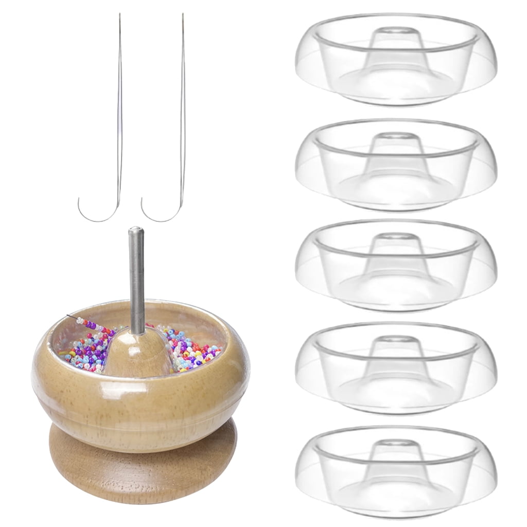 ANXPTME Wooden Bead Spinner Loader DIY Making Bead Spinner Bowl Set for Jewelry Making - Walmart.com