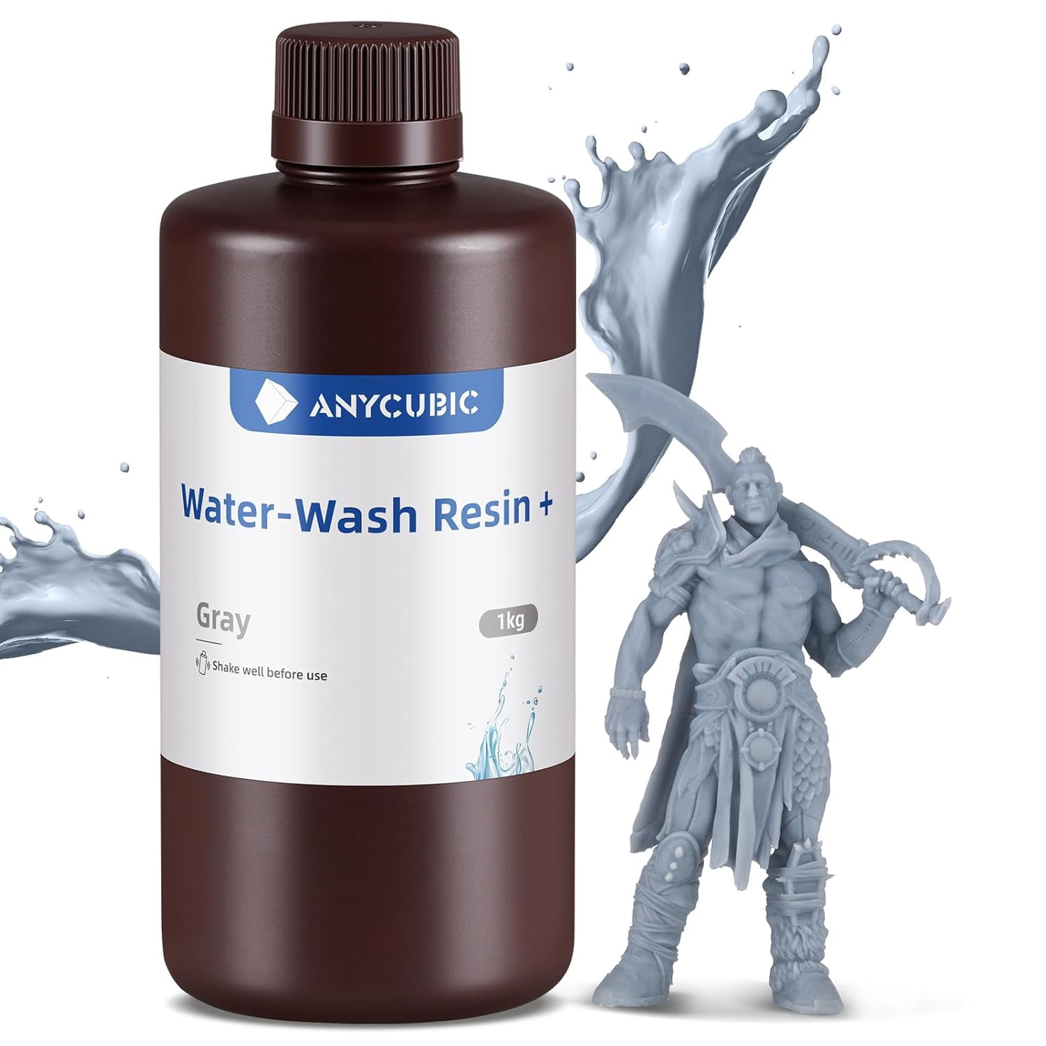 ANYCUBIC 3D Printer Resin, Water Washable Resin, No Need Extra Alcohol ...