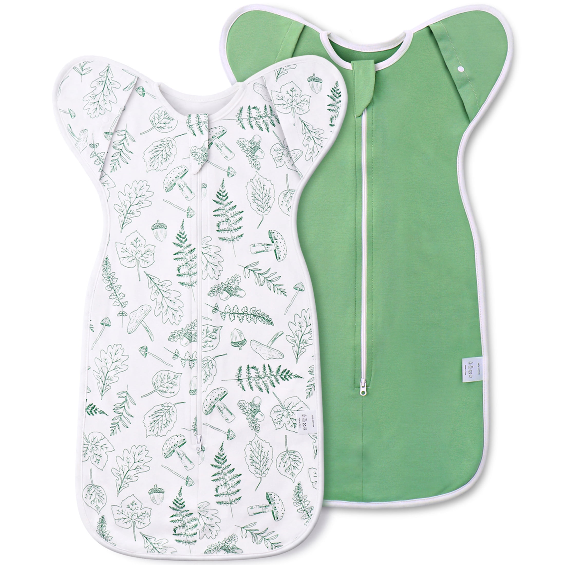 ANYEDDE 2-Pack Newborn Swaddle Sleep Bag - Baby Swaddle 0-3 Months,Arms ...