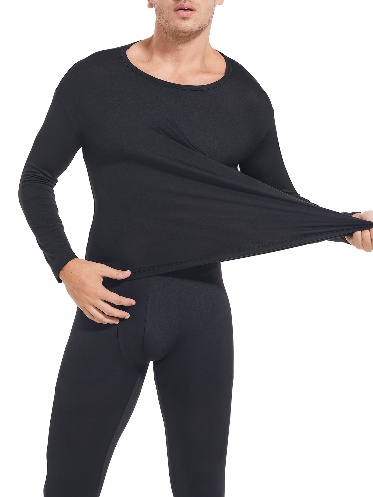 ANYFIT WEAR Long Johns Thermal Underwear Set for Men Lightweight Cozy ...