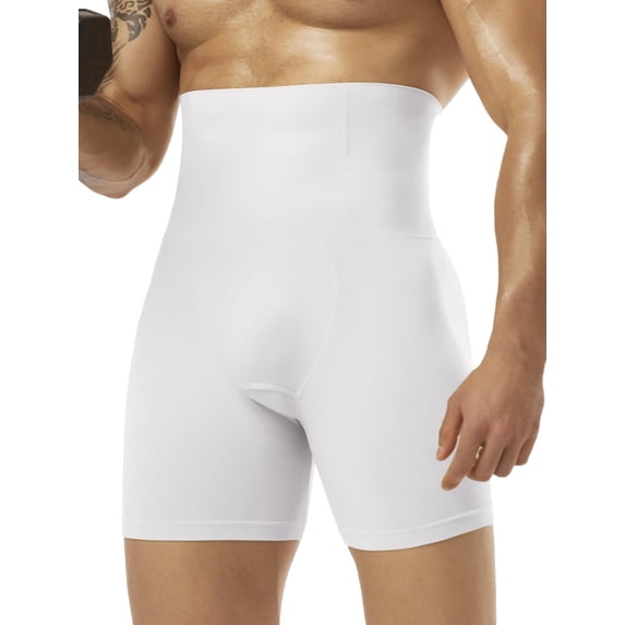 ANYFIT WEAR Men Tummy Control Shorts High Waist Shapewear Underwear ...