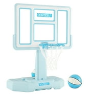 GoSports Splash Hoop ELITE, Deck-Mounted, Adjustable Inground Pool ...