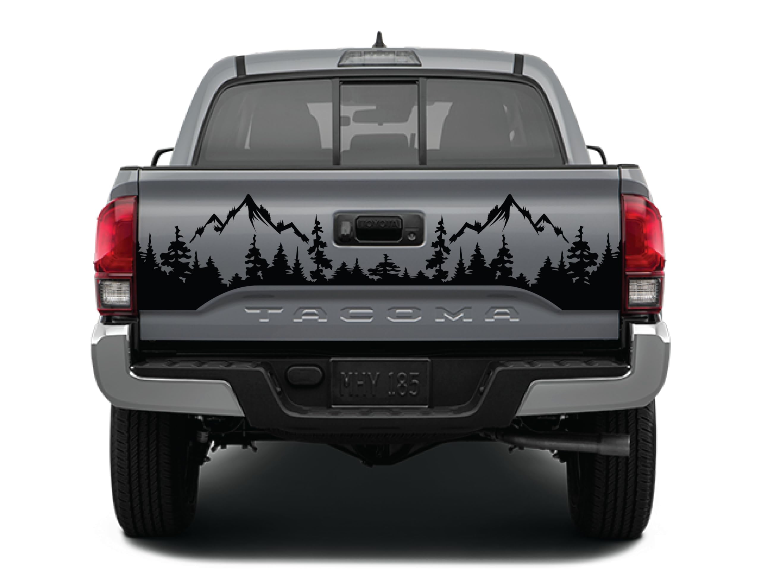ANYStickerYouWant - Custom Tailgate Mountain Scene Decal Fits on and ...