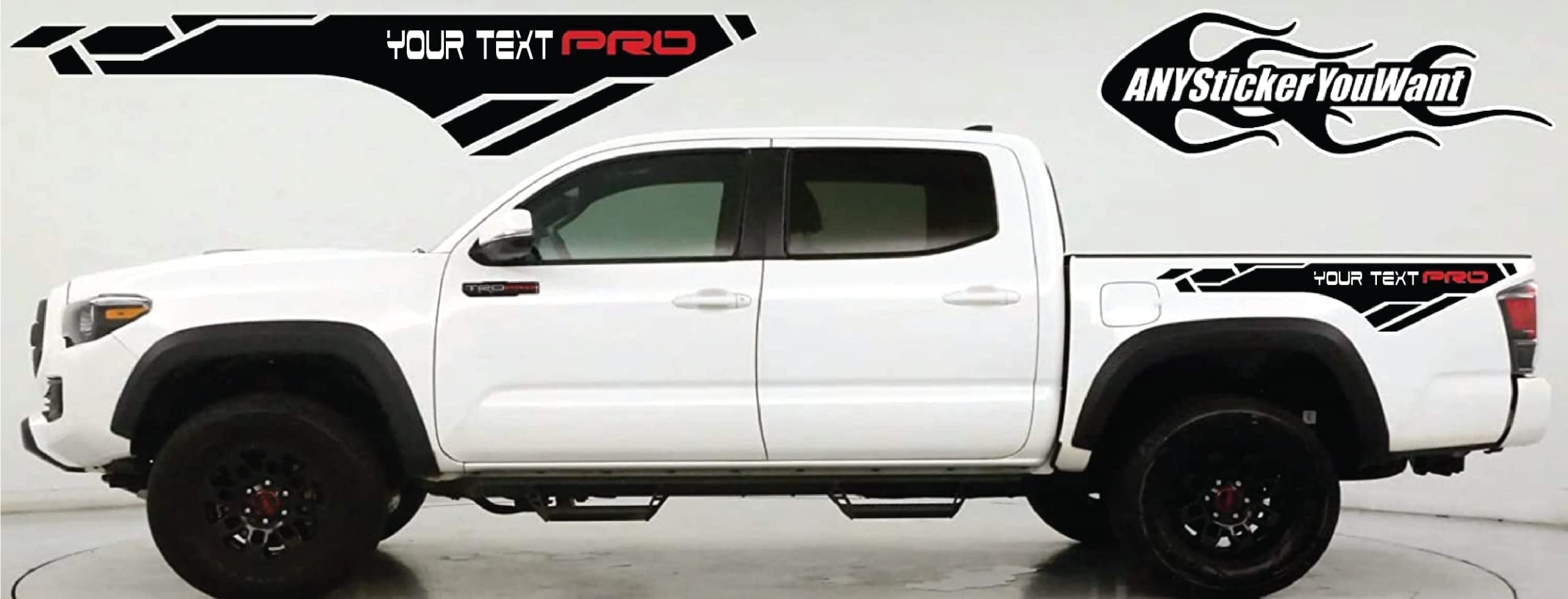ANYStickerYouWant - Fits on and compatible with Toyota Tacoma TRD PRO ...