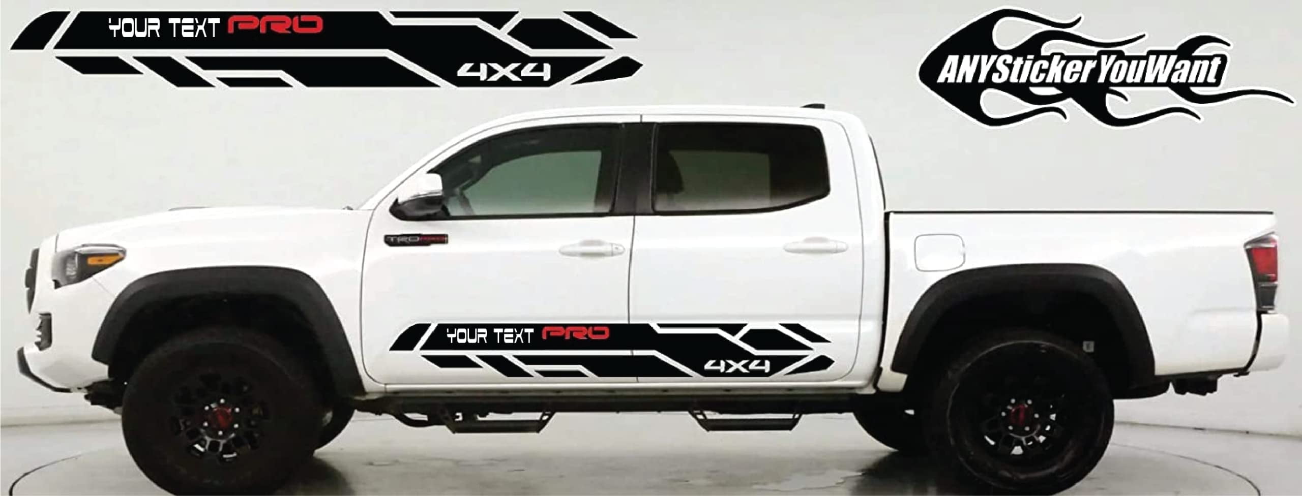 ANYStickerYouWant Toyota Tacoma TRD PRO/Off Road Vinyl Decal - Walmart.com