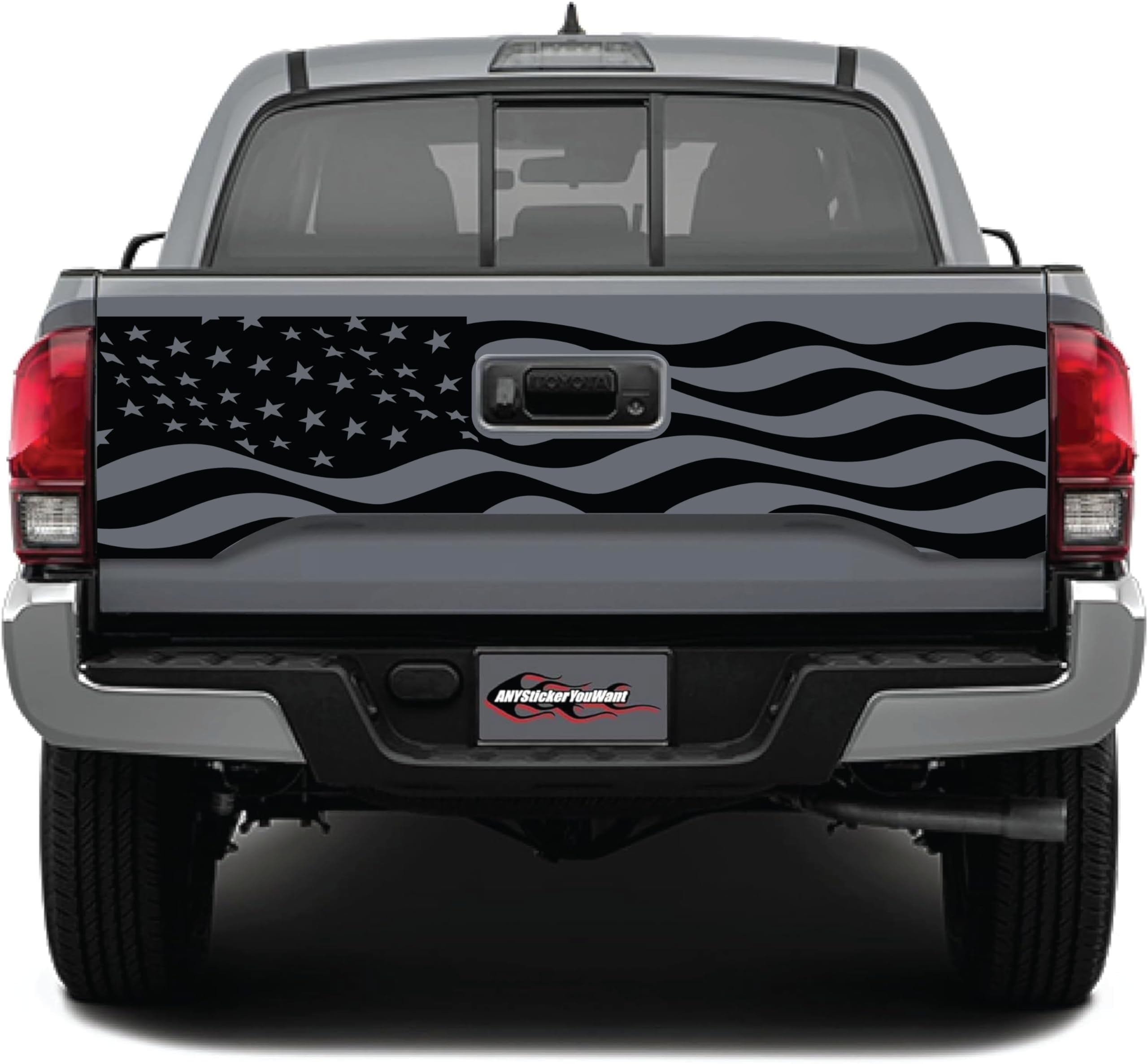 ANYStickerYouWant - USA American Waving Flag Toyota Tacoma Tailgate ...