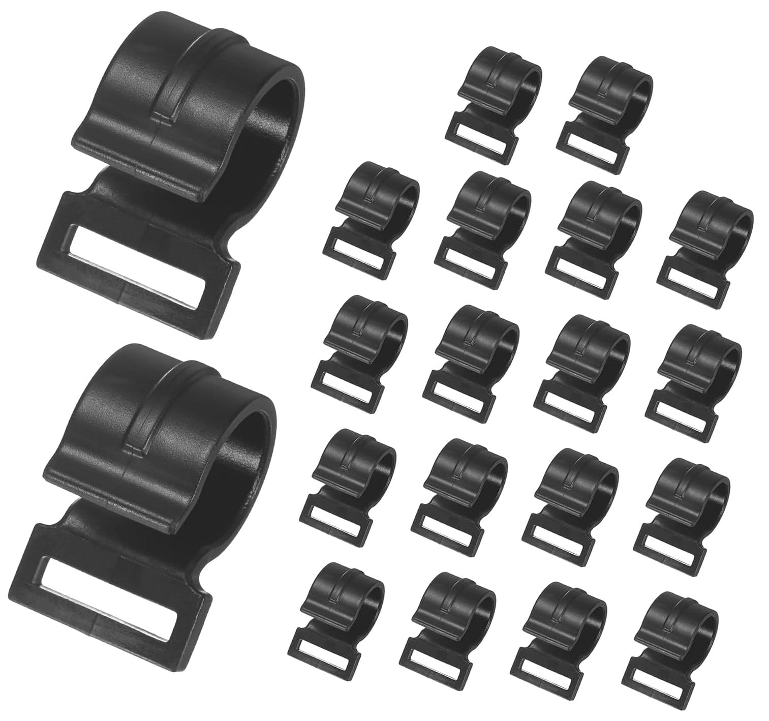 ANYWAY.GO 0.86IN Tent Pole Clips [30PCS] -Shaped Use for Camping Awning ...