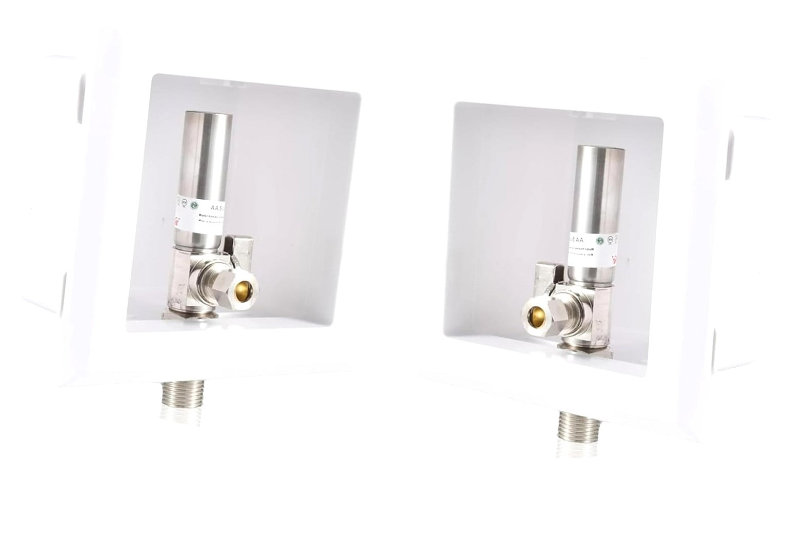 ANYWAY.GO (1 Pack) Dishwasher Outlet Box with 1/4 Turn Vavle,1/2-Inch MIP Thread Connection ...