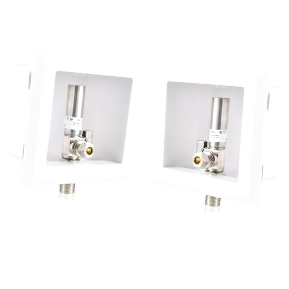 ANYWAY.GO (1 Pack) Dishwasher Outlet Box with 1/4 Turn Vavle,1/2-Inch ...