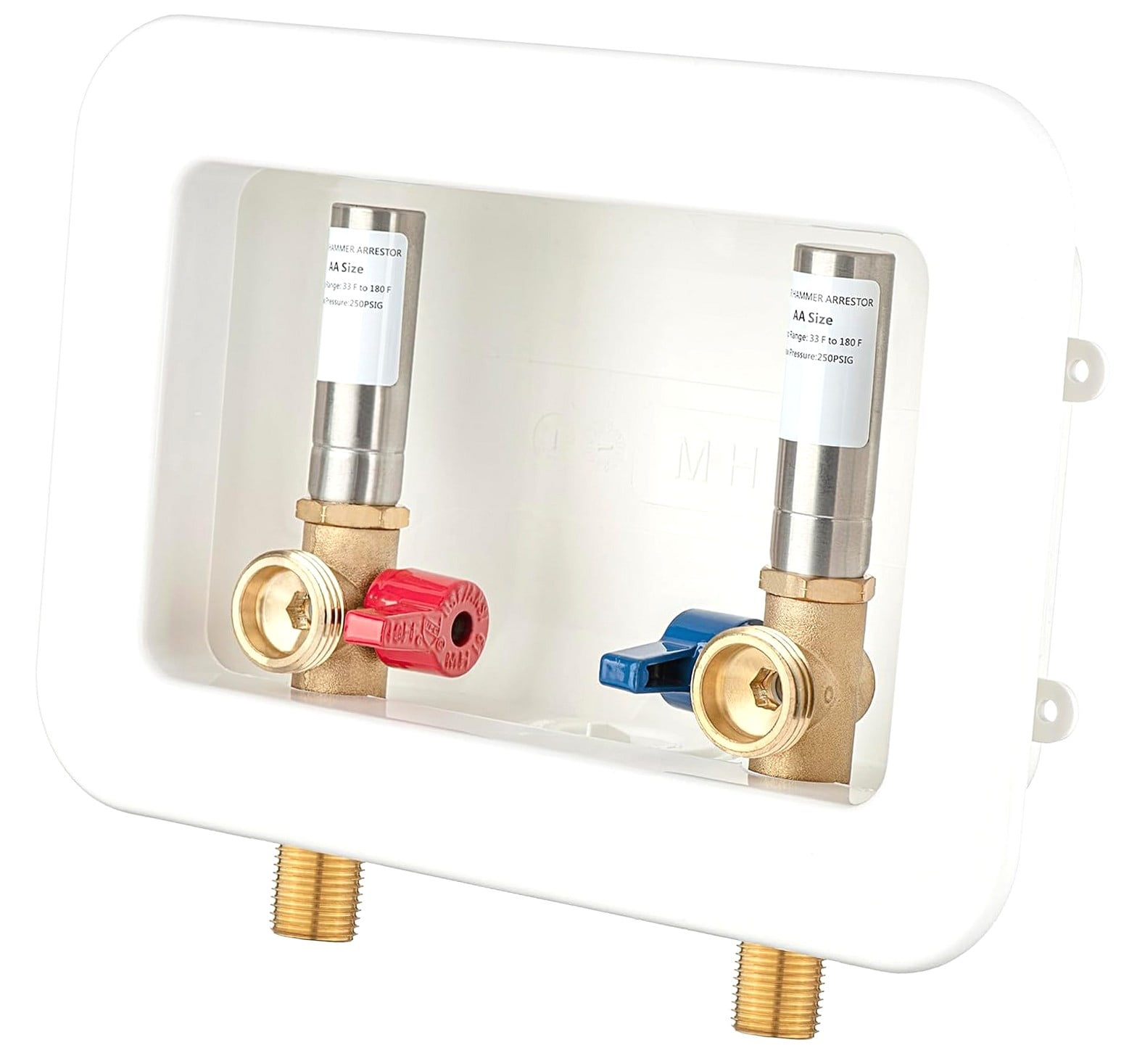 ANYWAY.GO (1 Pack) Washing Machine Outlet Box Thread with Arrestors and ...