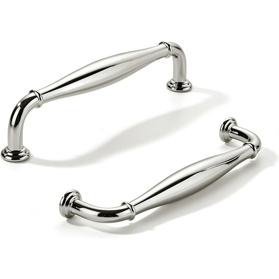 ANYWAY.GO 10 Pack 5-inch (128mm) Hole Center Polished Nickel Cabinet ...