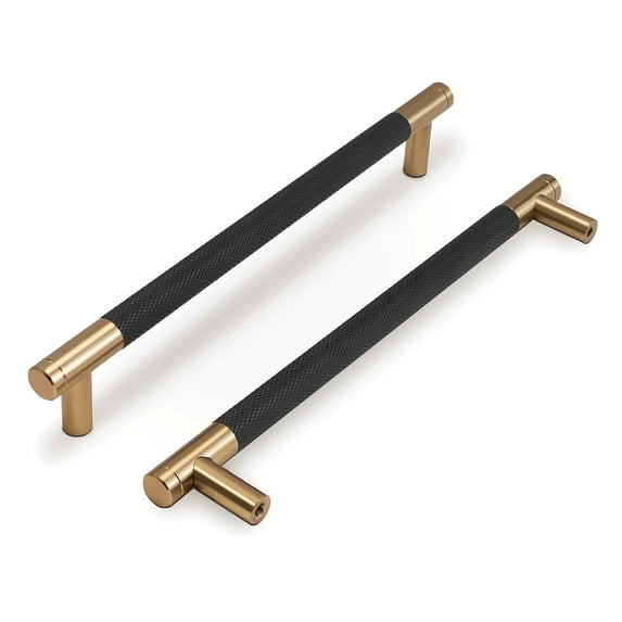 ANYWAY.GO 10 Pack 7.5 Inch (192mm) Matte and Bronze Knurled Cabinet ...