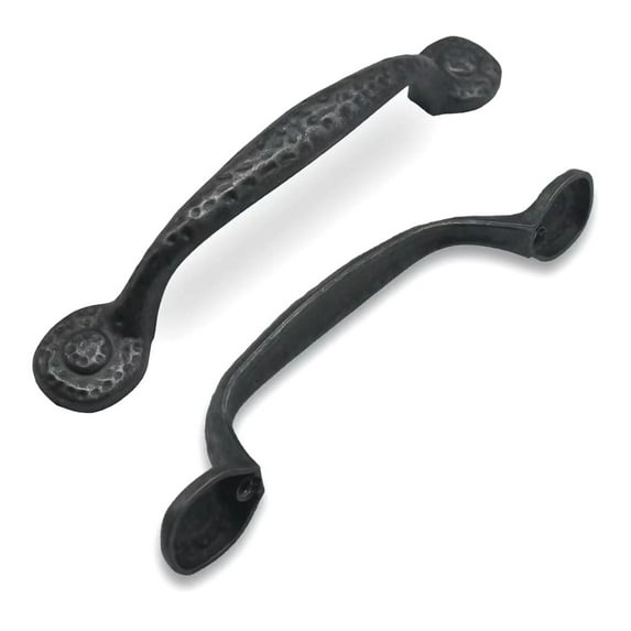 ANYWAY.GO 10 Pack Hammered Cabinet Pulls, Kitchen 3-3/4 Inch (96mm ...