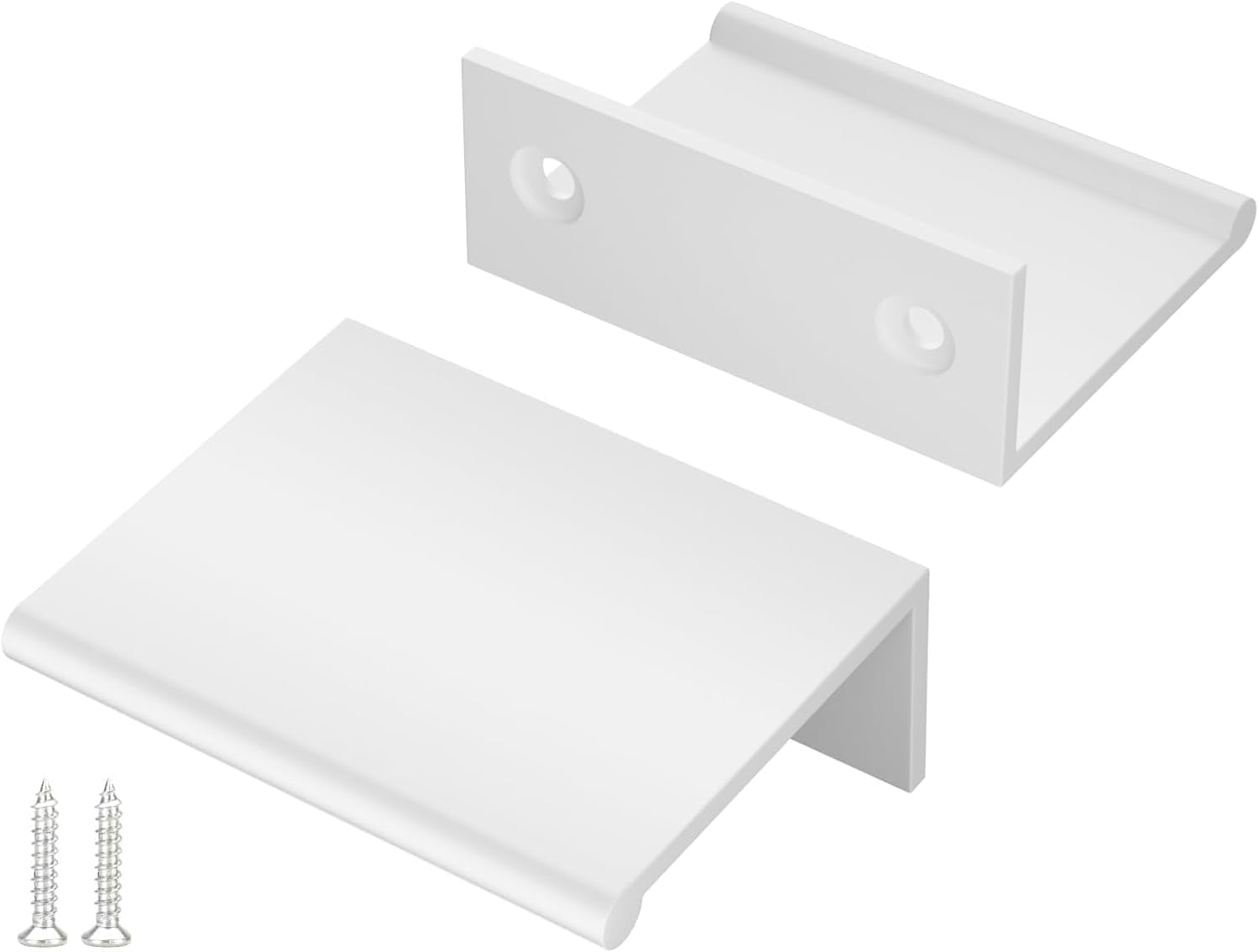 ANYWAY.GO 10 Pack Kitchen Cabinet Handles 1-5/16 inch White Pulls for ...