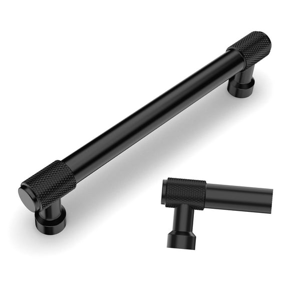 ANYWAY.GO 10 Pack Matte Knurled Cabinet Pulls 6.3 Inch (160mm) Hole ...