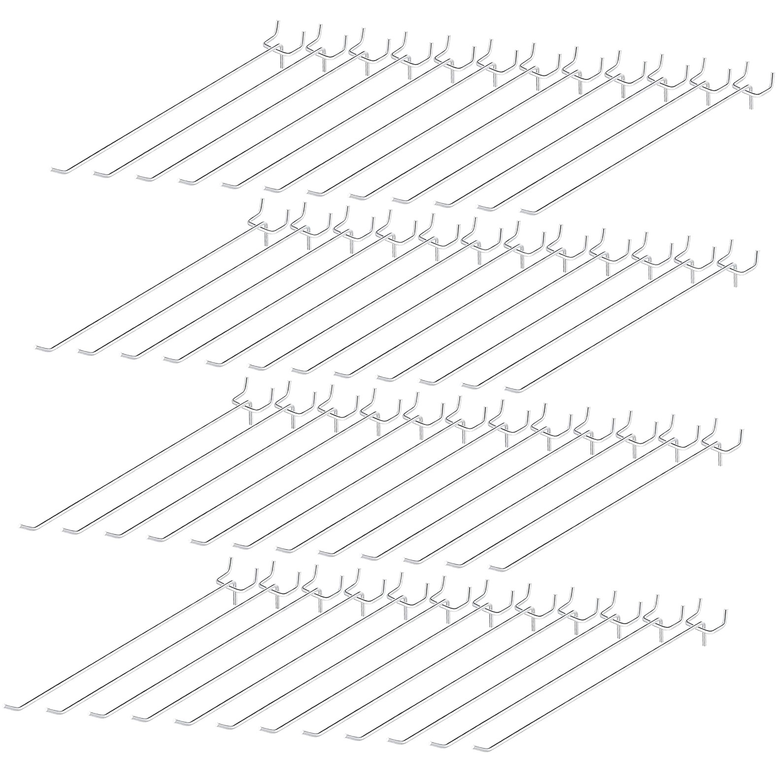ANYWAY.GO 100 Pack Peg Steel Pegboard Shelving Display Hanging Peg ...