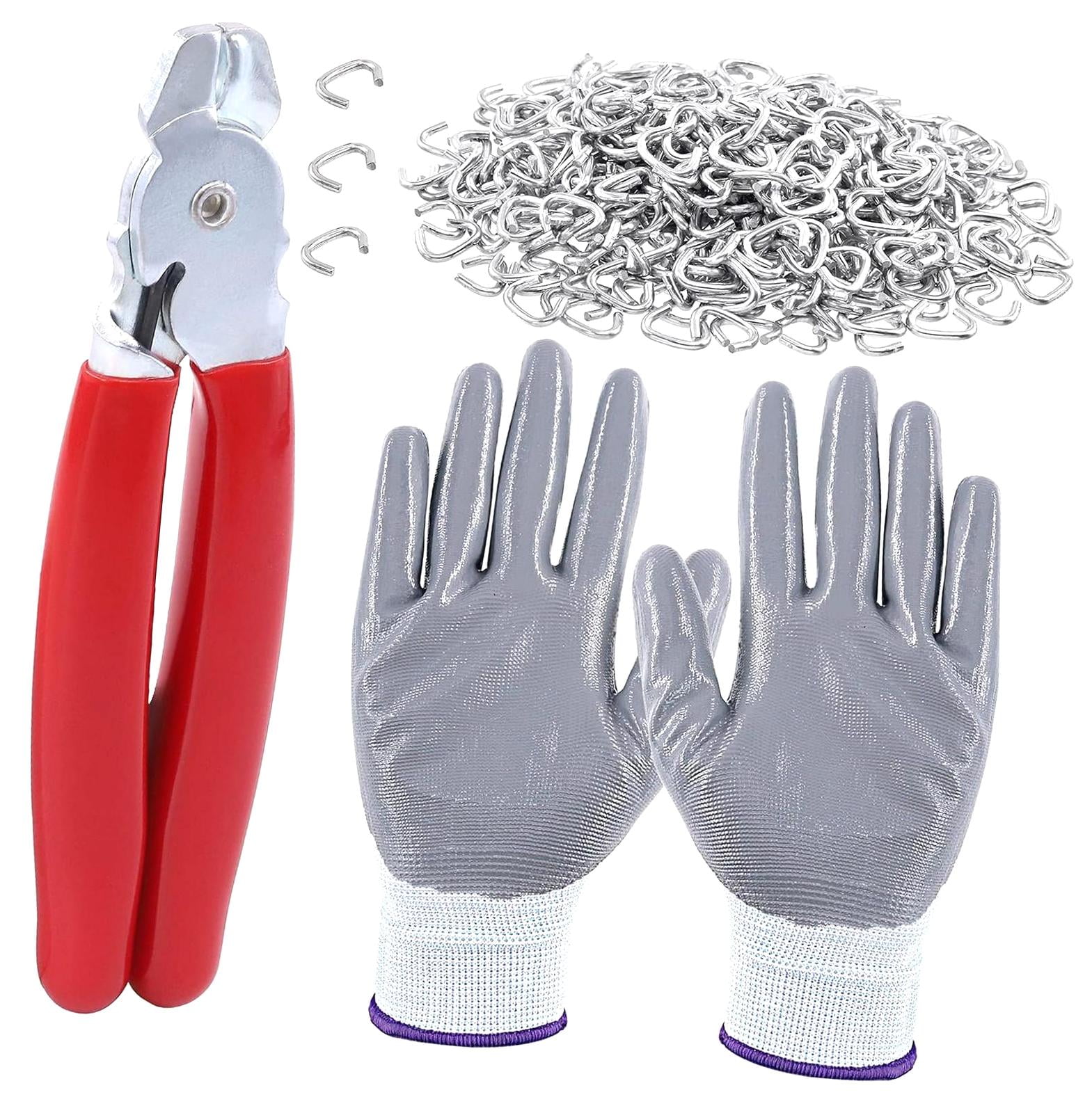 ANYWAY.GO 1002Pcs 3/8" Galvanized Professional Hog and Pliers Tool Kit ...