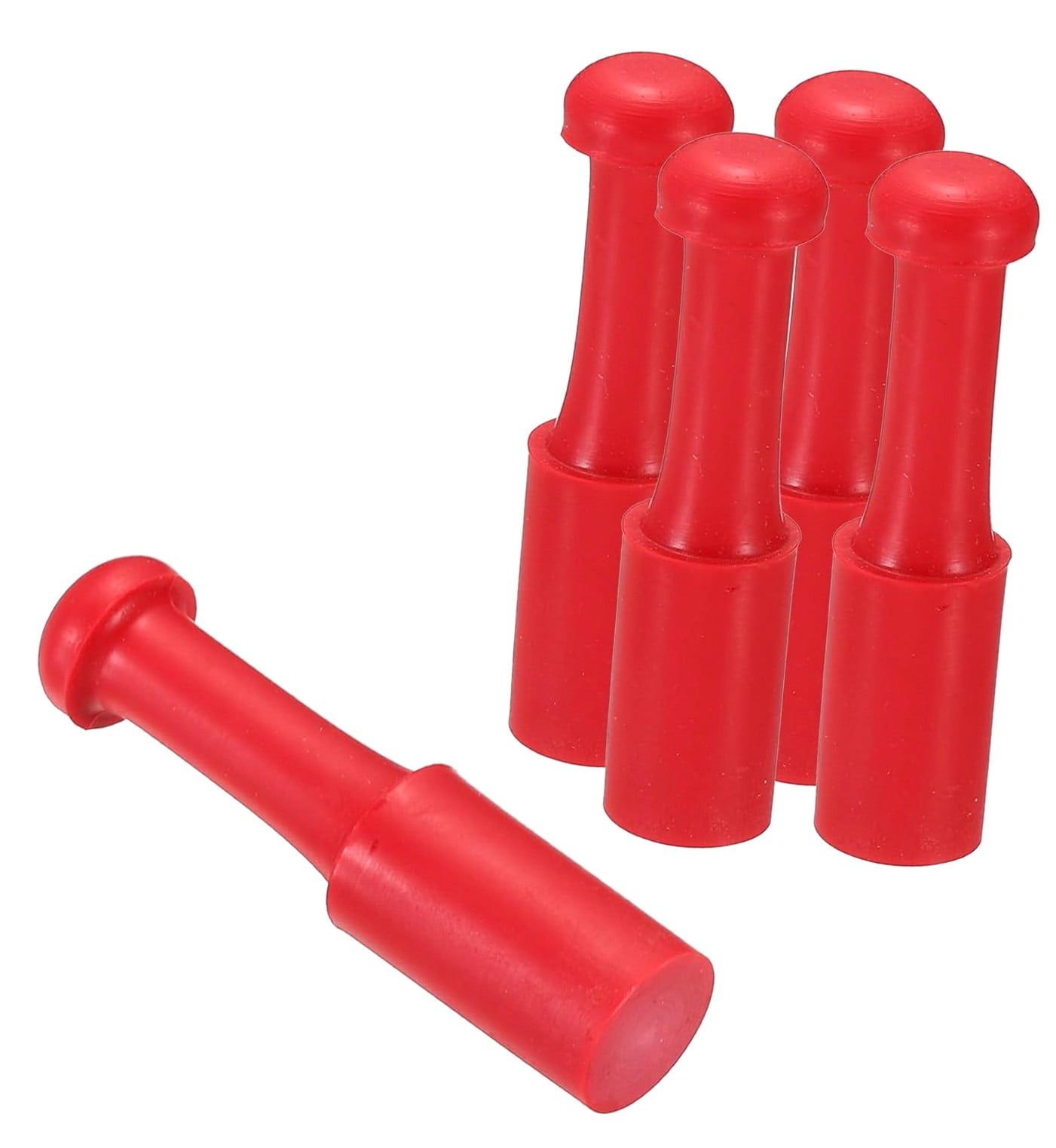 ANYWAY.GO 10mm Stamp Rubber Round Handle, 5 Pack Rubber Knobs Stamp ...
