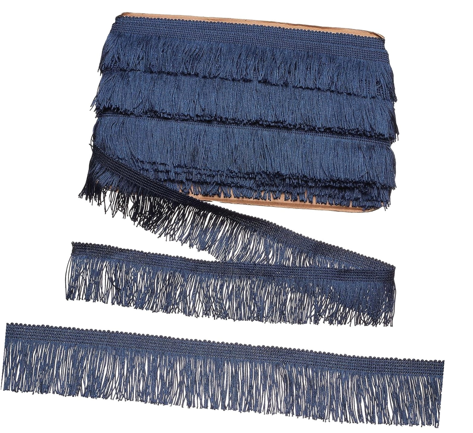 ANYWAY.GO 12.5 Yards Navy Blue Tassel Fringe , 5CM Thread Yarn Tassel ...