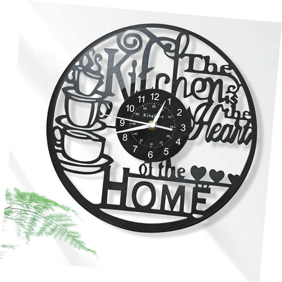 ANYWAY.GO 12-Inch Kitchen Clocks Clock, Creative Kitchen Decor, Coffee ...