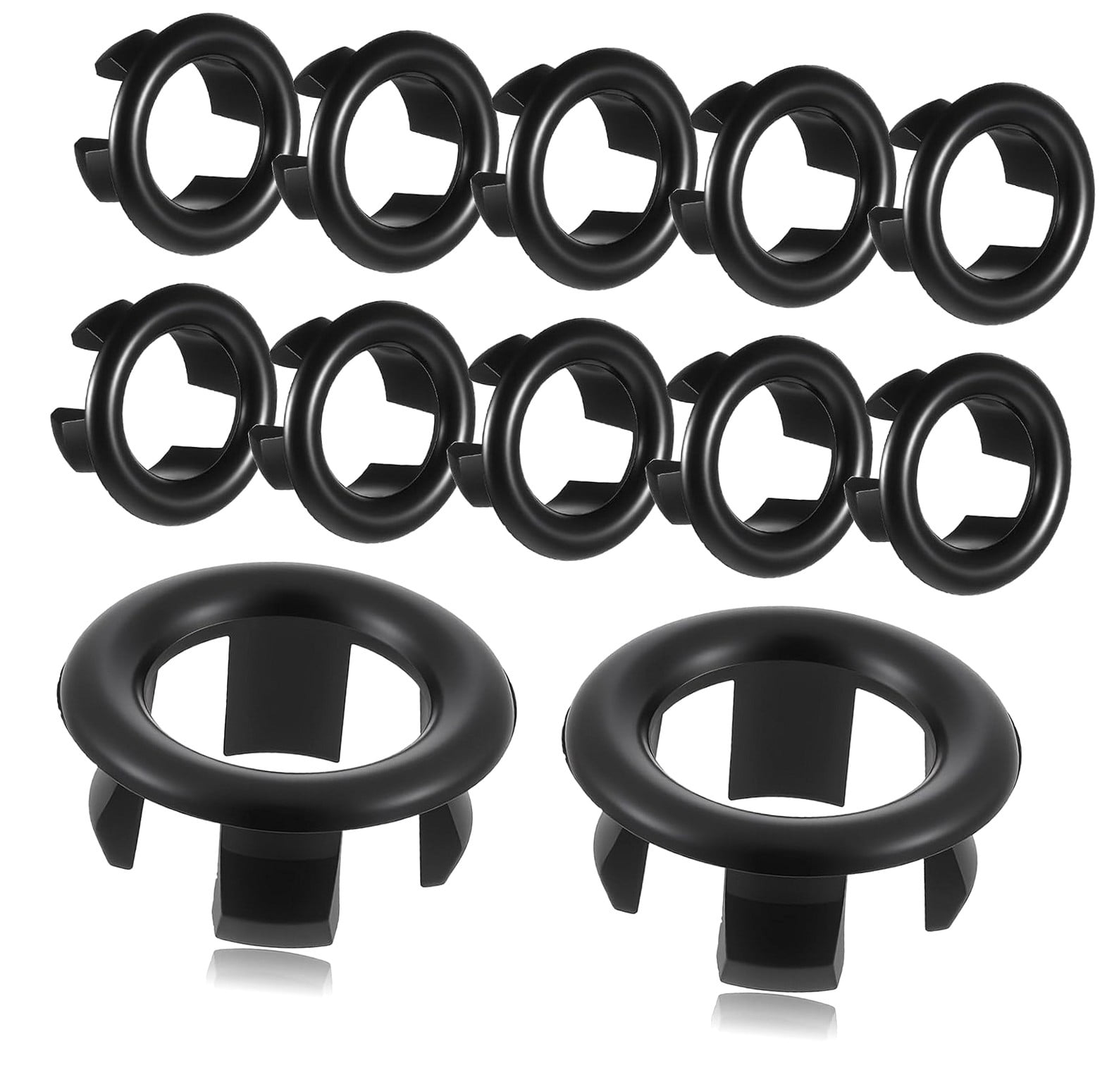 ANYWAY.GO 12 Pcs Bathroom Sink Overflow , Sink Overflow Cover Drain ...