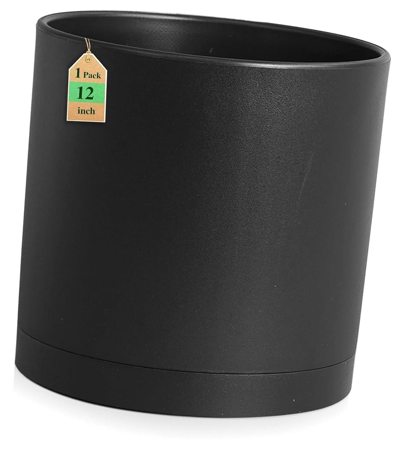 ANYWAY.GO 12 inch Large Deep Plant Pots for Indoor Plants, Tall ...