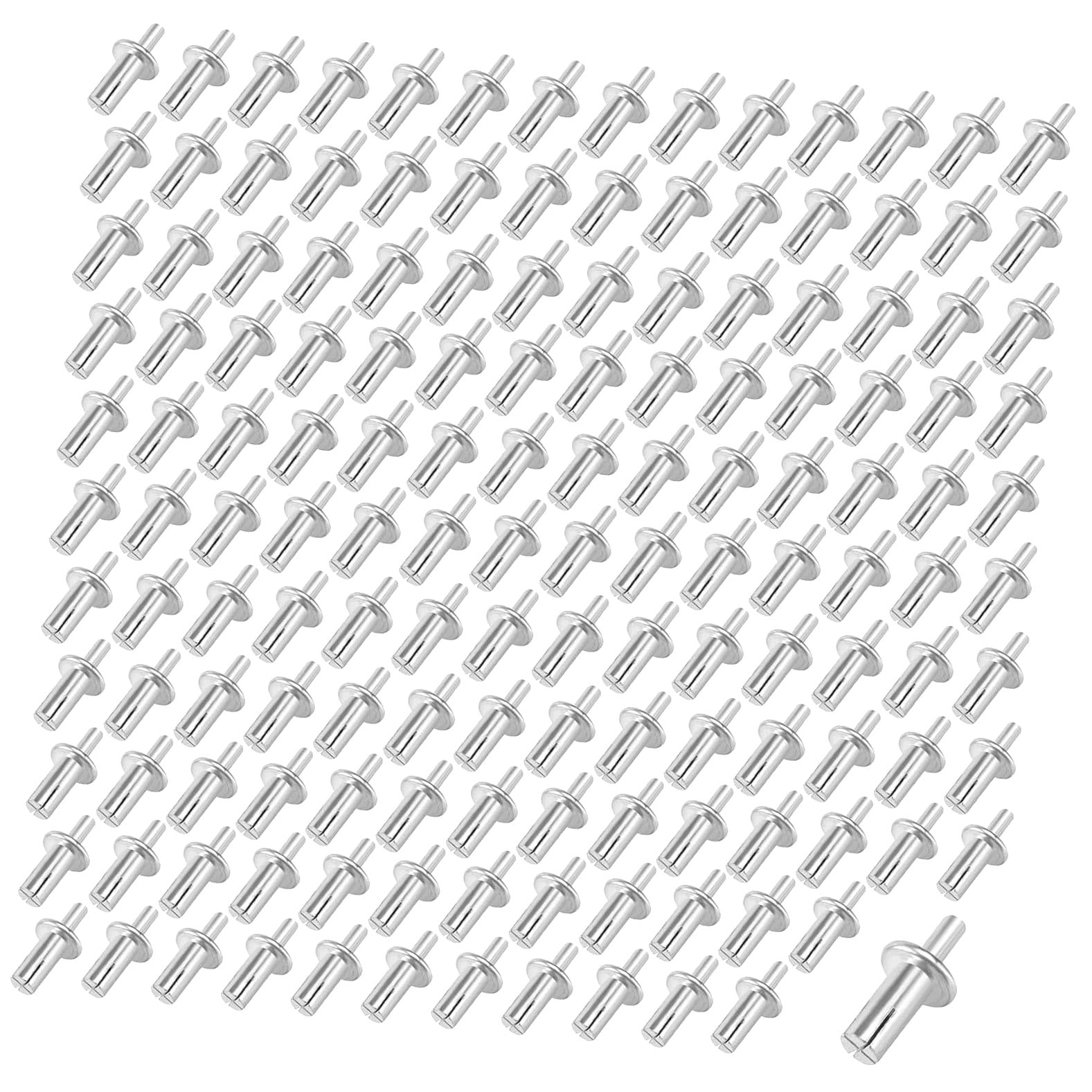 ANYWAY.GO 150 PCS Aluminum Core Rivets with Round , Half Round , Drive ...