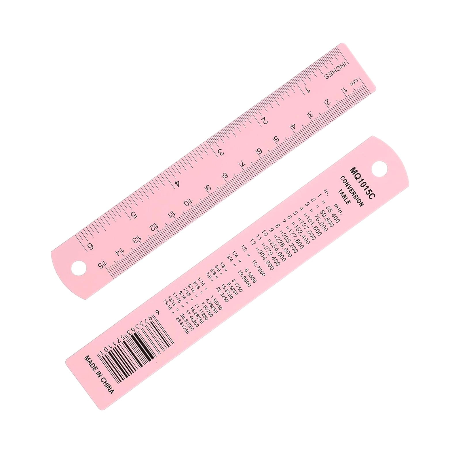 ANYWAY.GO 15cm/6 inch Metal Ruler, Aluminum Alloy Metric Ruler with ...