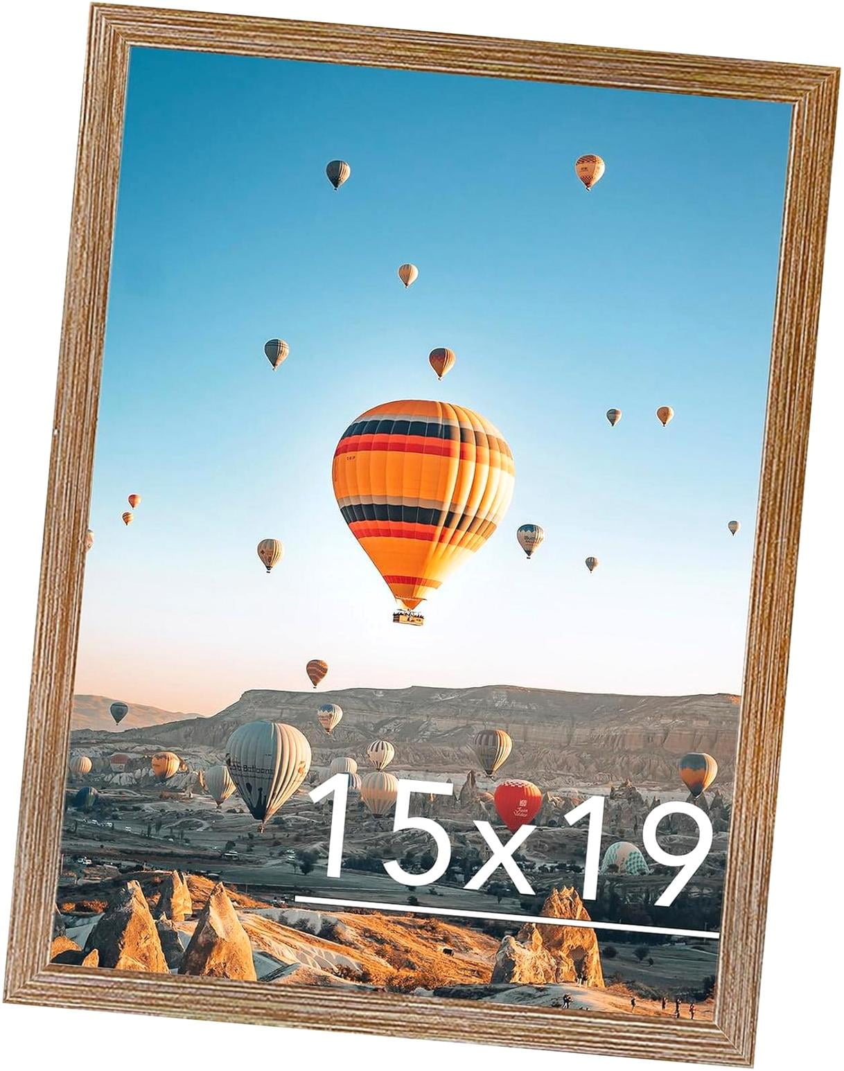 ANYWAY.GO 15x19 Picture Frame Rustic Brown for Poster Photo Picture ...