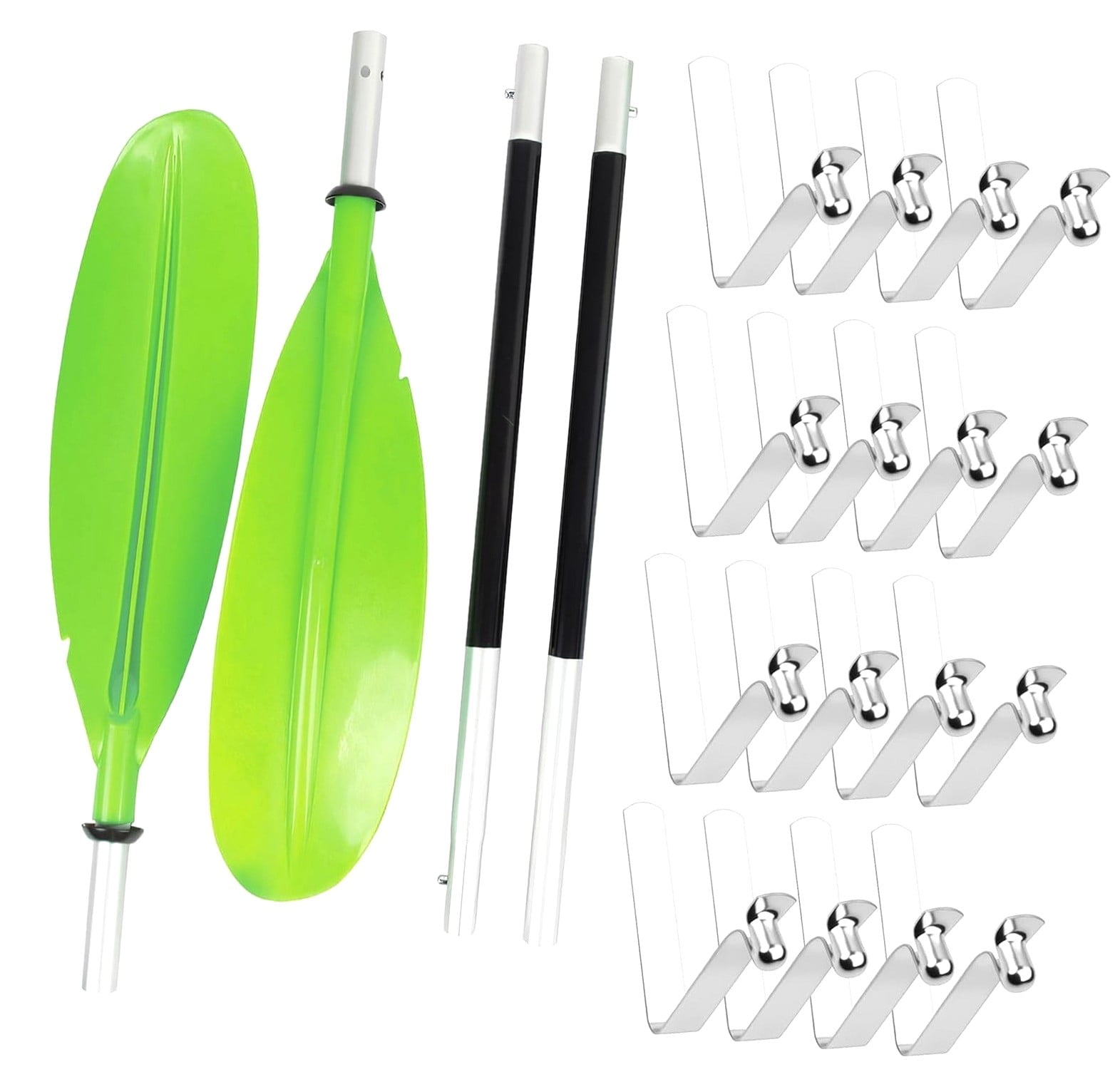 ANYWAY.GO 16 Pieces Steel Button Clips for Tent Poles and Kayak , 8mm ...