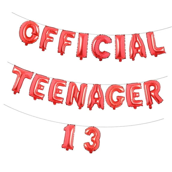 ANYWAY.GO 16-inch multicolor 13th Birthday Decoration 13th Birthday ...