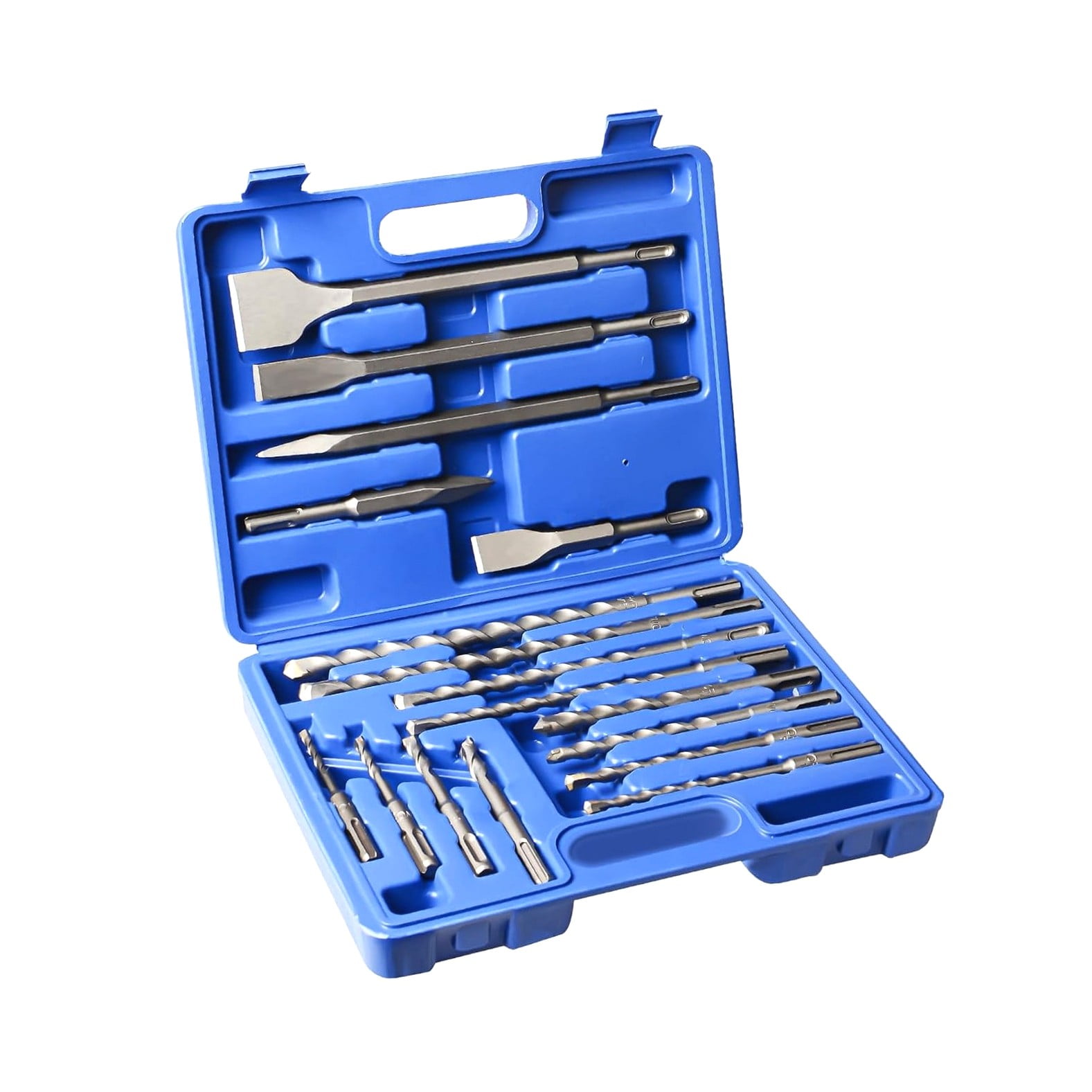 ANYWAY.GO 17Pcs Drill Bits and Chisel Set SDS-Plus Carbide-Tipped Drill ...