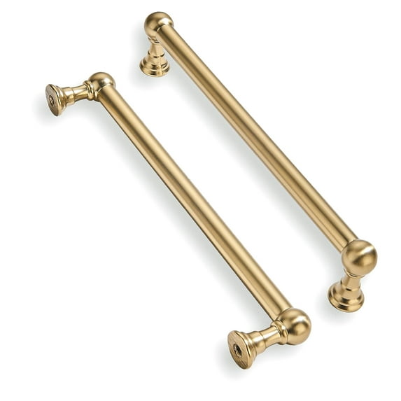 ANYWAY.GO 2-Pack 8-Inch Hole Center Brushed Cabinet Pulls, Warm Cabinet ...