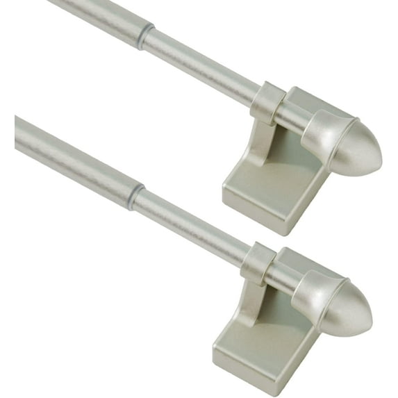 ANYWAY.GO 2 Pack Curtain Rod for Metal Doors ,9 to 16 Inch,Multi-Use ...