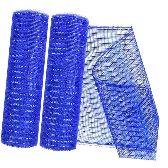 ANYWAY.GO 2 Pack Deco 10 Inch 30 Feet Decor with Metallic Foil Deco ...