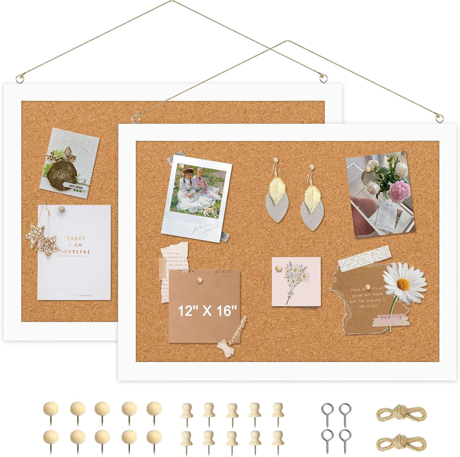 ANYWAY.GO 2-Pack Double-Sided Cork , 16