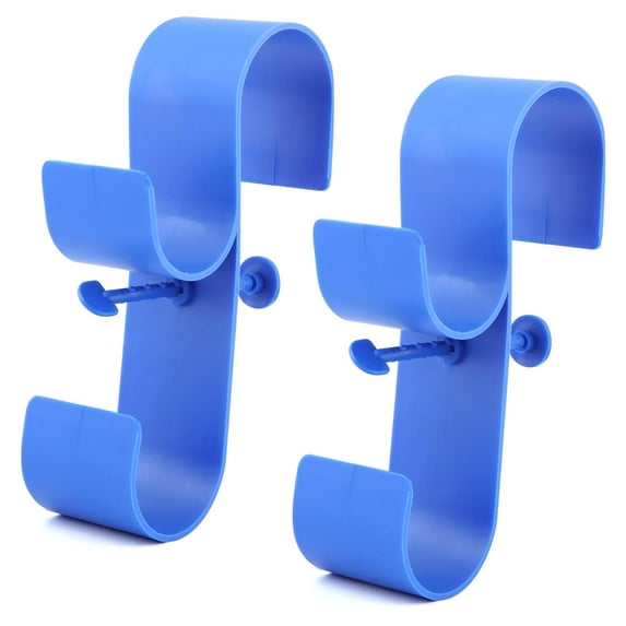 ANYWAY.GO 2 Pack Poolside Pool Skimmer Net Holder, Pool Pole Hanger for ...