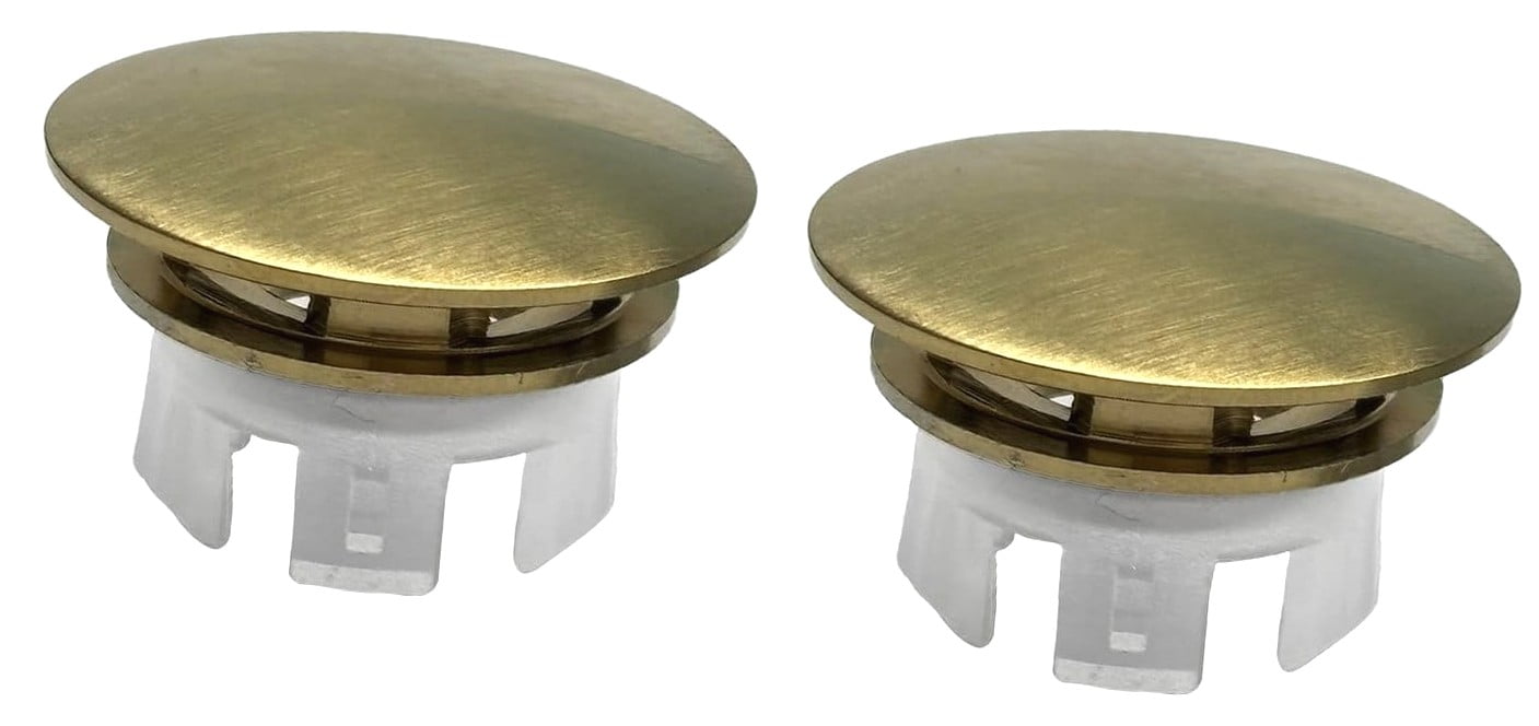 ANYWAY.GO 2 Pack Sink Overflow Cover Copper Bathroom Sink ,Bathroom ...