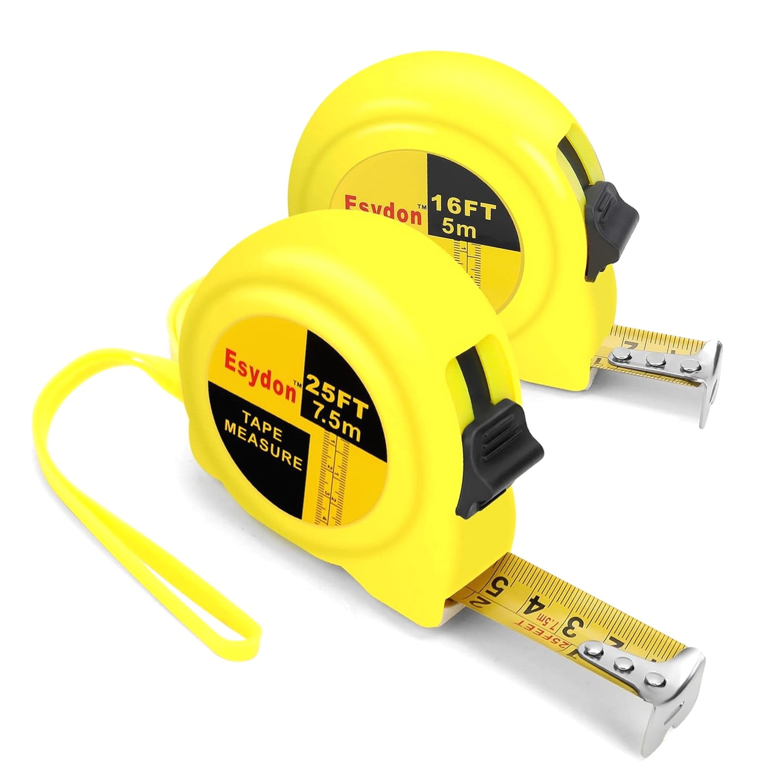 ANYWAY.GO 2 Packs Tape Measure ft /16 ft, Measuring Tape Extendable ...